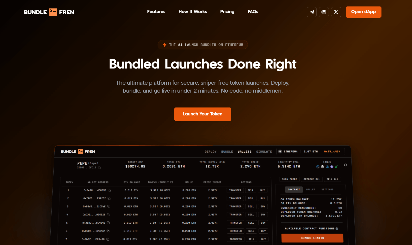 Bundle Fren - Crypto Bundler & Bundler Bot